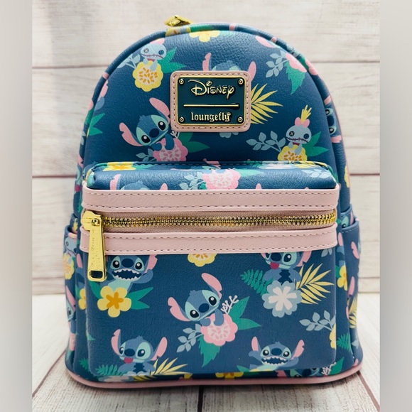 Loungefly | Bags | Loungefly Disney Lilo Stitch Scrump Floral Pineapple ...